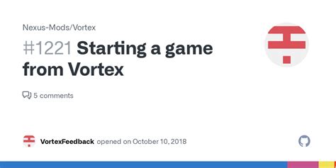 Starting A Game From Vortex Issue 1221 Nexus Mods Vortex GitHub
