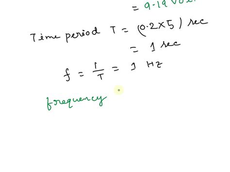 SOLVED 2 For The Following Figure Calculate The Frequency And Vrms Value Of Each Signal And