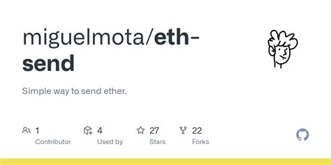 GitHub Miguelmota Eth Send Simple Way To Send Ether
