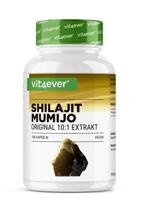 Шилажит Мумио екстракт 101 500mg 180 капсули