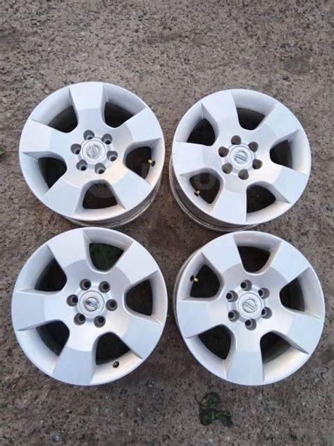 Литые диски r16 6*114.3, Nissan, 16", 1 шт, 6x114.3, литой, 67,1 мм. 4 ...