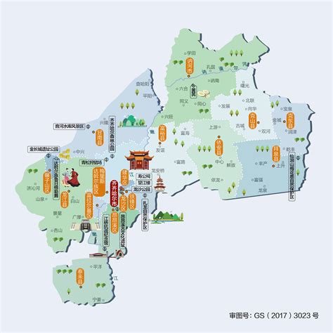 黑龙江齐齐哈尔旅游地图 齐齐哈尔景点大全