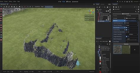 This Free Terrain System For Godot Engine Enters Beta