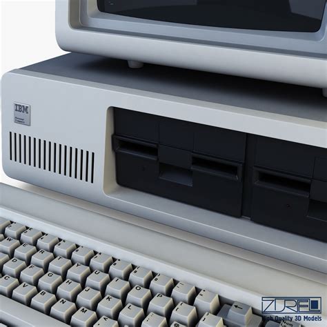 3d Model Ibm 5150 Personal Computer Keyboard Turbosquid 1302363