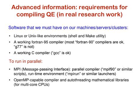 introduction to quantum espresso and computer system ppt download
