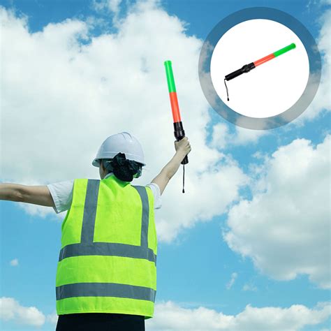 Homemaxs Wand Lights Air Traffic Control Flashlight Conductor Led Stick