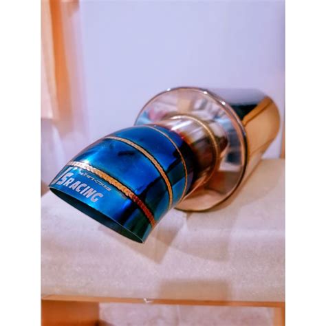 Js Racing Classic Style S Flow Exhaust Titanium Shopee Malaysia