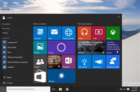 Enable Blur For Start Menu And Taskbar In Windows Build
