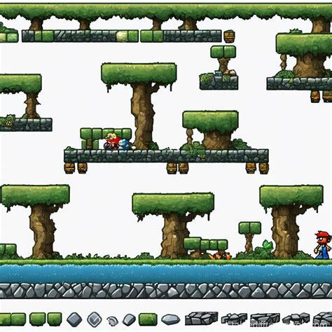 2d Cartoon Stone Platform Sprite Stable Diffusion Online