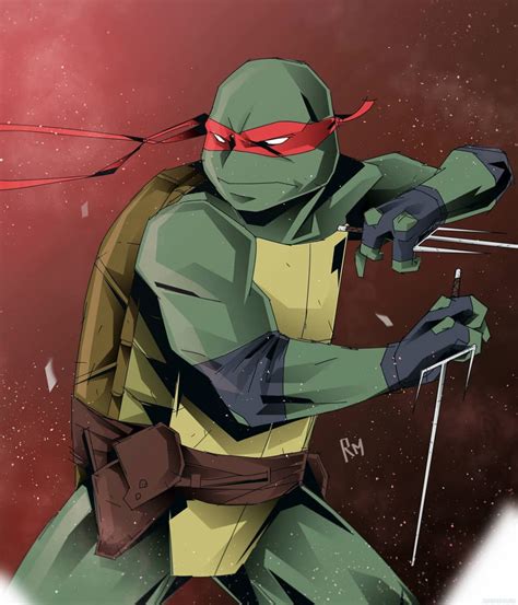 Черепашки ниндзя Рафаэль Большая картинка 1024x1195px