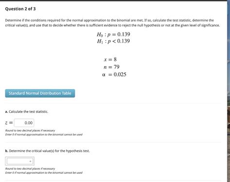 solved question 2 of 3 determine if the conditions required