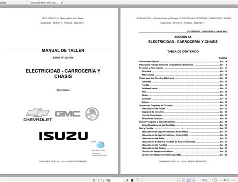 Isuzu Truck TF TFR TFS Series Workshop Service Manual