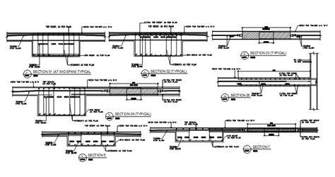 Typical Beam Column Detailed Sections Are Given In This Autocad Dwg File Download The Autocad 2d