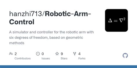 GitHub Hanzhi Robotic Arm Control A Simulator And Controller For The Robotic Arm With Six