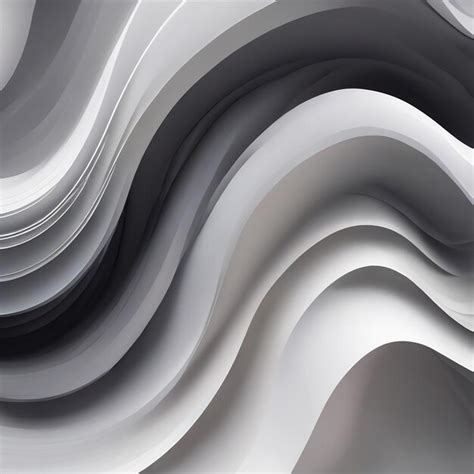 Premium Photo Abstract White And Gray Gradient Color Curve Background Wave Overlapping