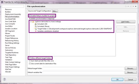 working with eclipse maven and wtp subshell