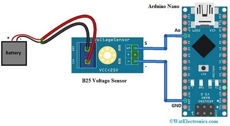 b25 voltage sensor pinout datasheet and its working