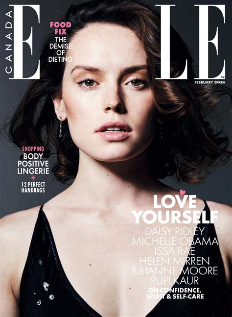 Daisy Ridley In Ele Magazine Canada February 2018 Issue Hawtcelebs