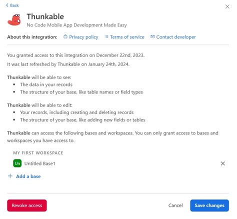 Airtable Data Source Thunkable Docs
