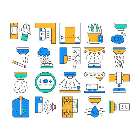 Sensor Electronic Tool Collection Icons Set 49816940 Vector Art At Vecteezy