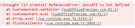 请问这个错误怎么解决？ · issue 1 · zhl5317 vue office preview · github
