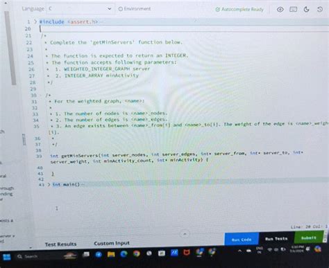 Language Enviranment Autocomplete Ready 3 StudyX