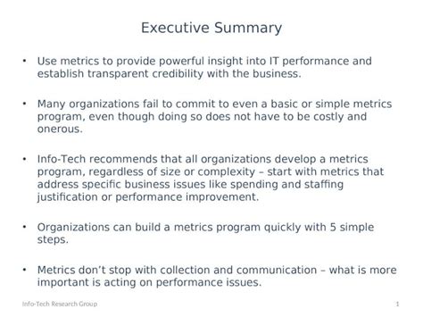 PPT 1 1 IT Metrics Metrics Storyboard Sample DOKUMEN TIPS