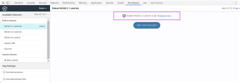 axe core throws exception for wcag21a tag · issue 1391 · dequelabs axe core · github