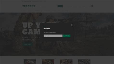 Gun Store WooCommerce Theme By ZEMEZ Website Template 61201 Mi