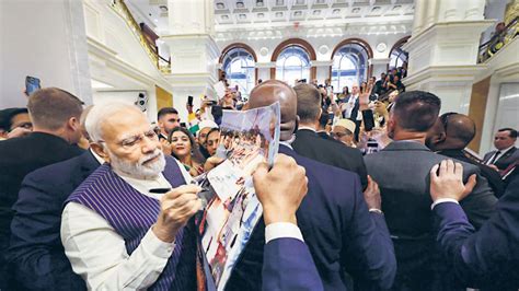 In Us Modi Underlines Democracys Value Lays Out Indias Progress Latest News India