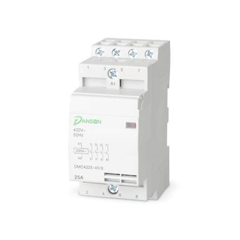 Modular Contactor 25a 4p 2 Module 4no 230v 50hz Danson Electrical