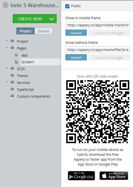 Ionic 5 Sample App With Database And Server Code