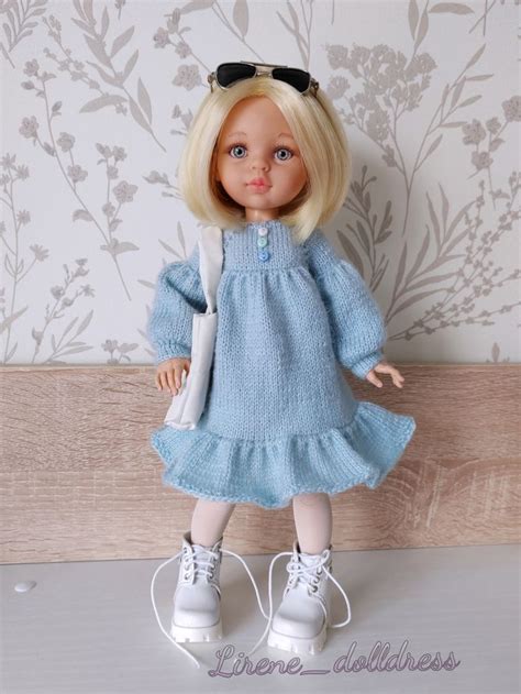 МК «Платье Сьюзи для кукол Паола Рейна 32 34 см Lirene Dolldress Одежда для куколок Одежда