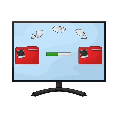 Folder Uploading Progress 65125274 Vector Art At Vecteezy