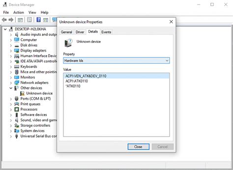 Usb Unknown Device No Driver ID Says ACPI VEN ATK DEV Solved Windows Forums