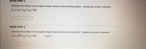 Solved Determine The Number Of Non Negative Integer