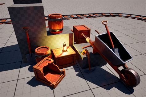 Stylized Mine Props Pack D Props Unity Asset Store