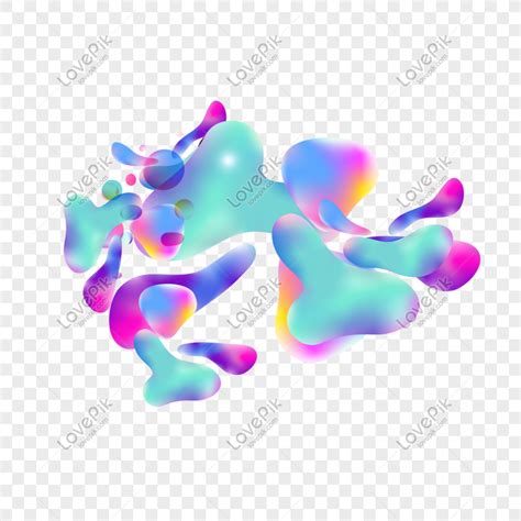 기술 유체 차가운 만화 독창성 Png 일러스트 무료 다운로드 Lovepik