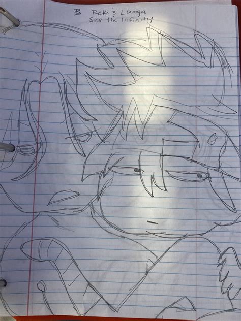 Reki And Langa Beach Scene Drawing