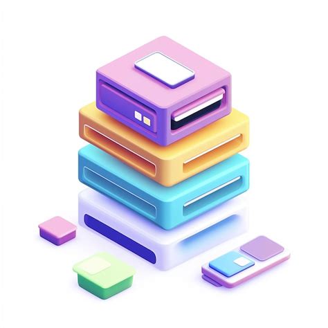 Modern Server Base Premium Ai Generated Image