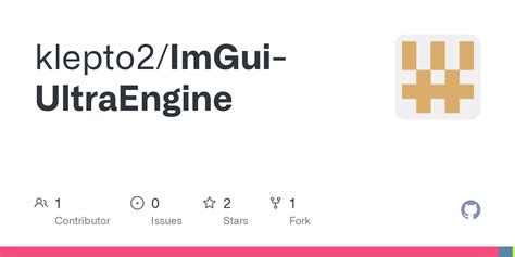 Github Klepto2imgui Ultraengine