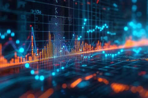 Premium Photo Chart Of Business Data Graph Diagram And Growth Ai Generative