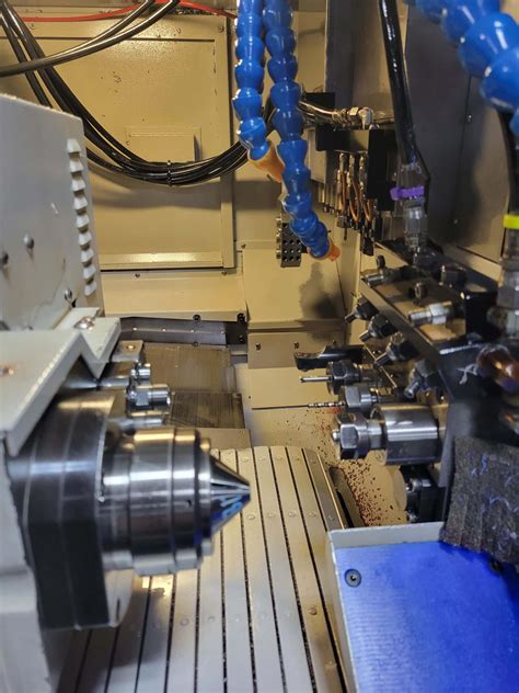 Nexturn Sa32e Cnc Swiss Lathe 2008 7 Axis Bar Feeder Fanuc Control Revelation Machinery