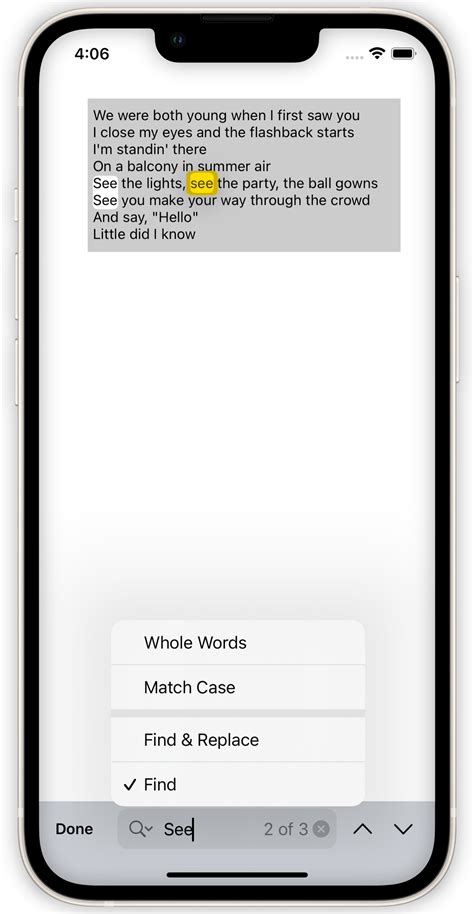 Ios 16 Texteditor And Uitextview 的 Find And Replace By 彼得潘的 Ios App
