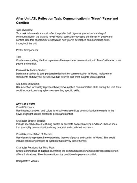 After Unit Atl Reflection Pdf