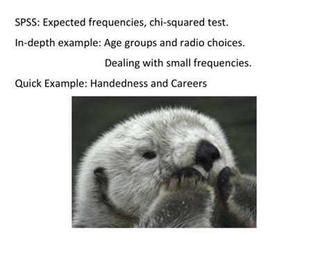 Spss Expected Frequencies Chi Squared Test Dealing With Small