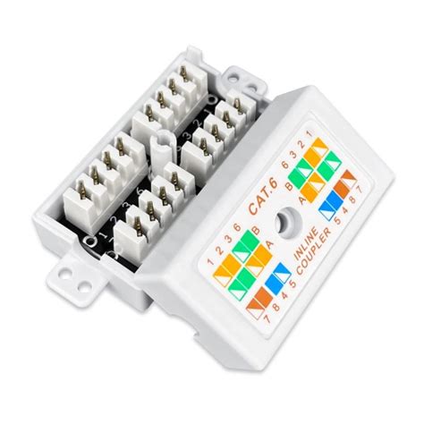 Ethernet Junction Box Cat 6 Utp Network Couplers Passive Components Networking