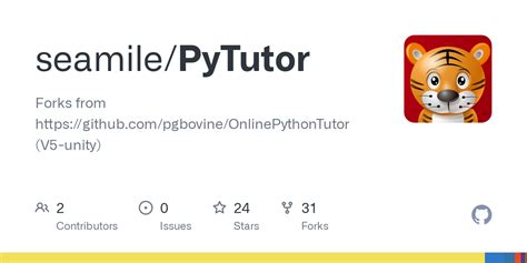 GitHub Seamile PyTutor Forks From Https Github Pgbovine