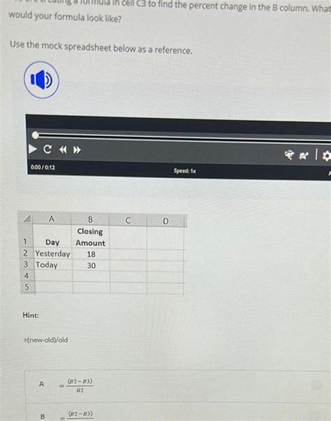 [answered] Would Your Formula Look Like Use The Mock Spreadsheet Below Kunduz