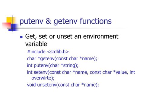 Ppt Ch4 Linux System Programming Process And Ipc Powerpoint